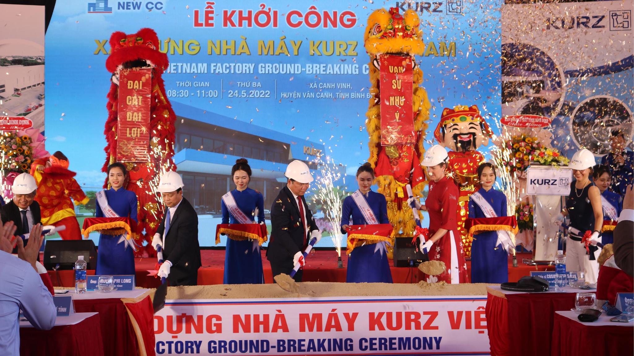 Commencement Of The First High tech Project In Becamex VSIP Binh Dinh